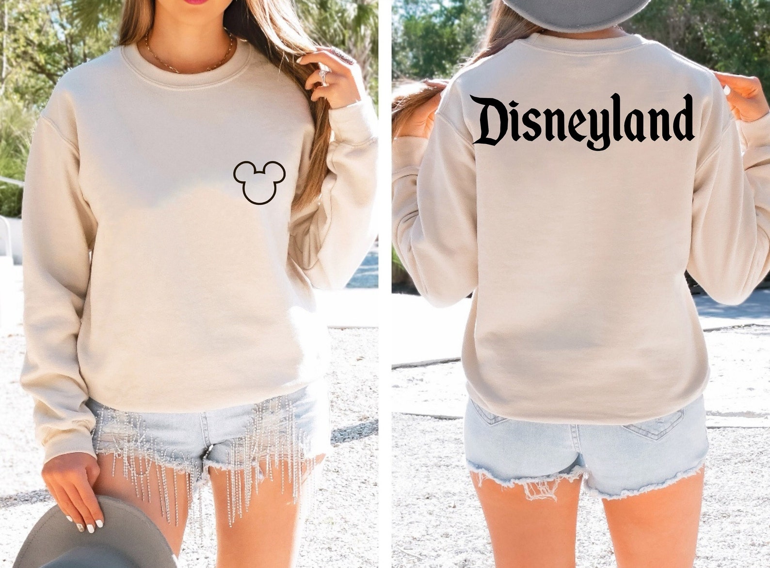 Disney Crewneck, Disneyland Clothes, Oversized Disney Shirt, Sweater ...