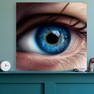 Blue Eye Digital Wall Art Prints 4 - Etsy