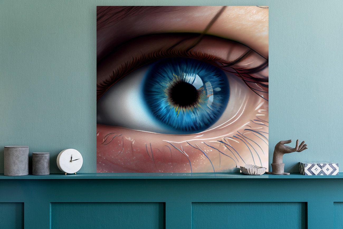 Blue Eye Digital Wall Art Prints 4 - Etsy