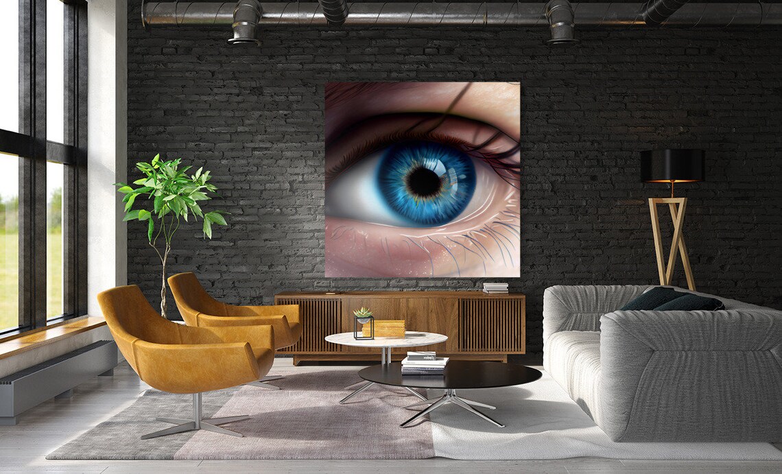 Blue Eye Digital Wall Art Prints 4 - Etsy