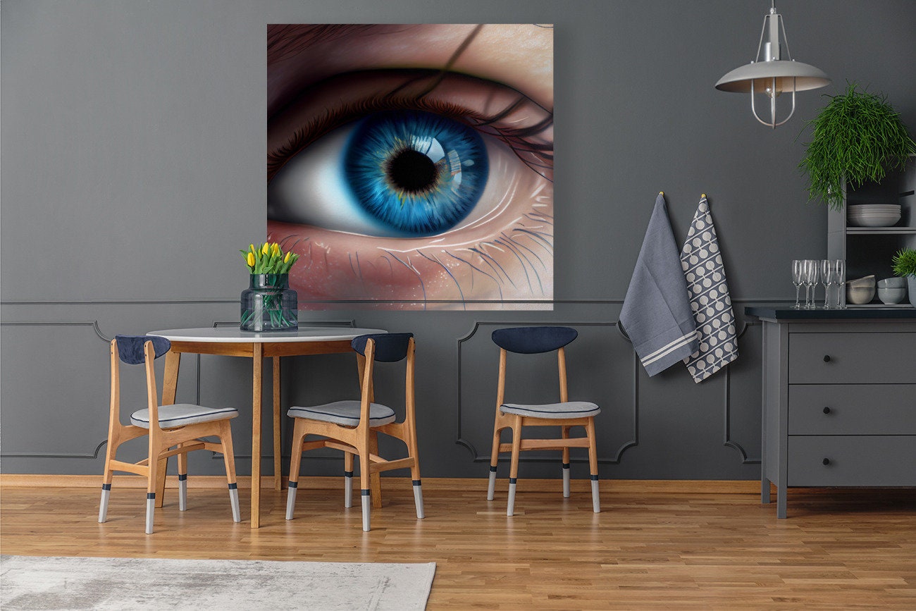 Blue Eye Digital Wall Art Prints 4 - Etsy