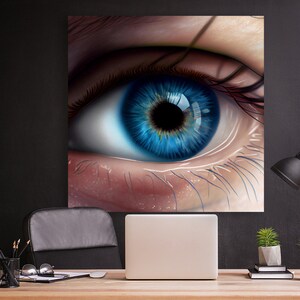 Blue Eye Digital Wall Art Prints 4 - Etsy