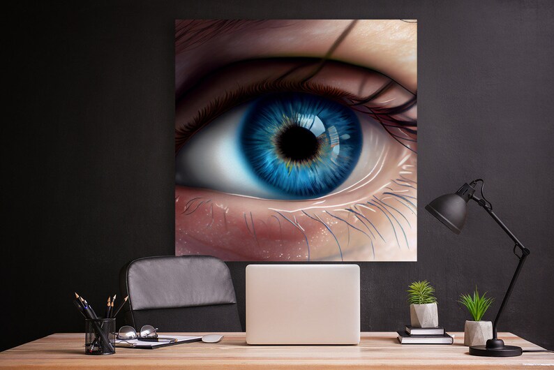 Blue Eye Digital Wall Art Prints 4 - Etsy