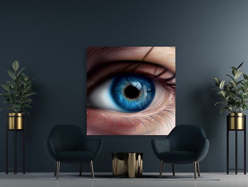 Blue Eye Digital Wall Art Prints 4 - Etsy