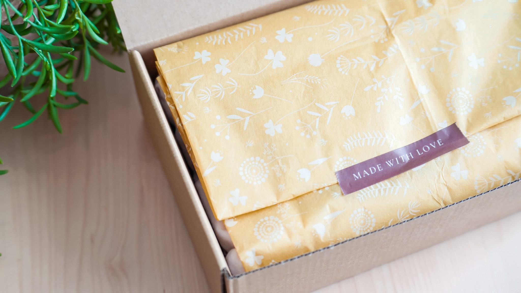 Botanical Tissue Wrapping Paperset of 10 Gift Wrapping - Etsy