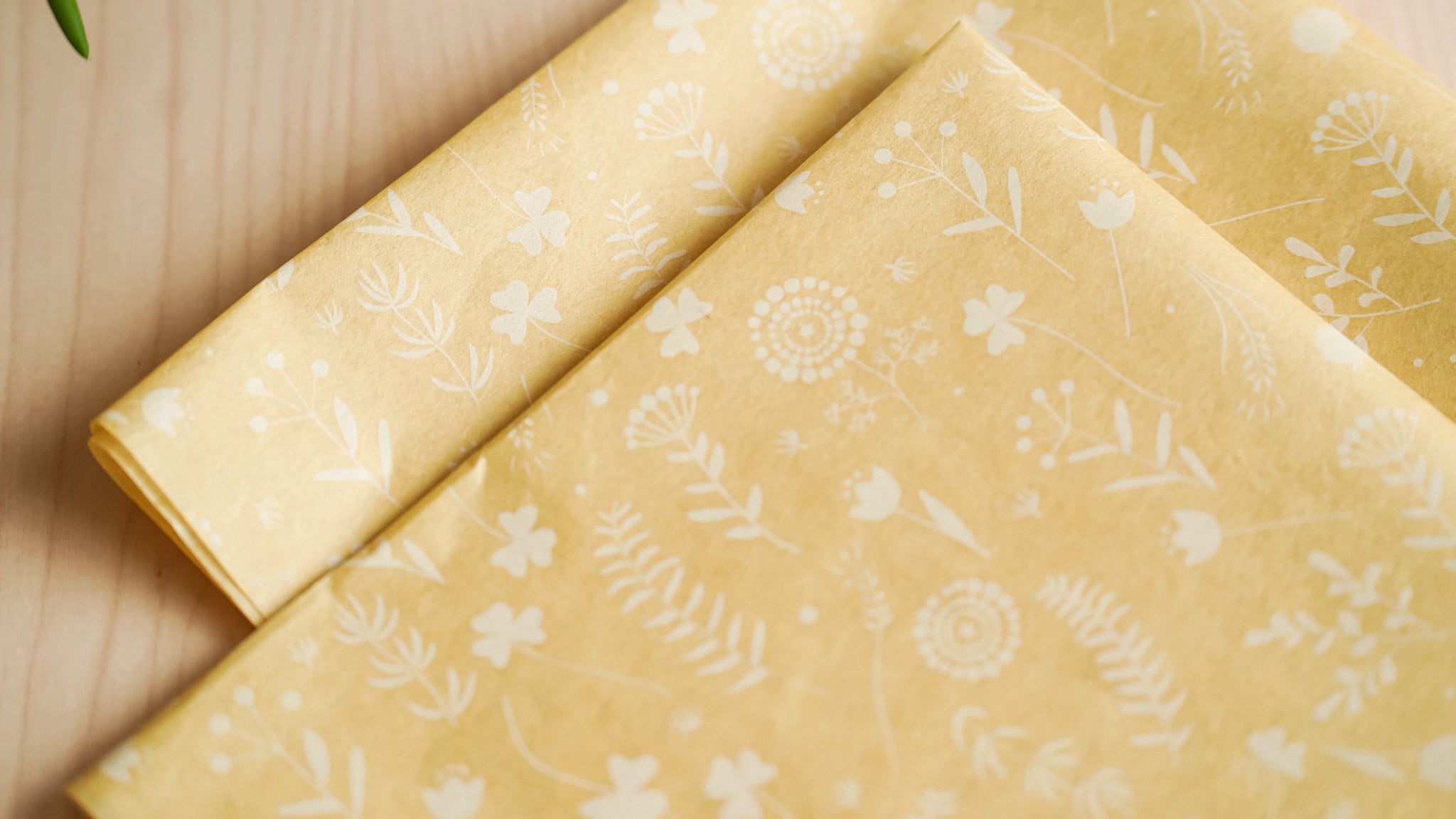 Botanical Tissue Wrapping Paperset of 10 Gift Wrapping - Etsy