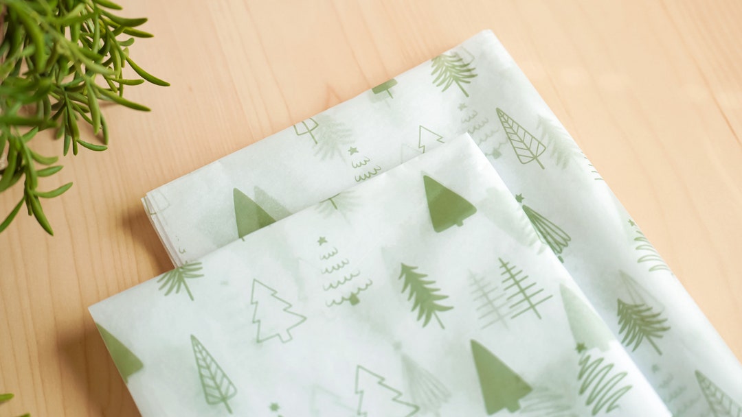 Christmas Tree Tissue Paper(set of 10), Gift Wrapping Paper, Christmas ...