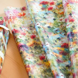 Floral Tissue Paper, Flower Garden Design, Gift Wrap (set of 10) - Etsy