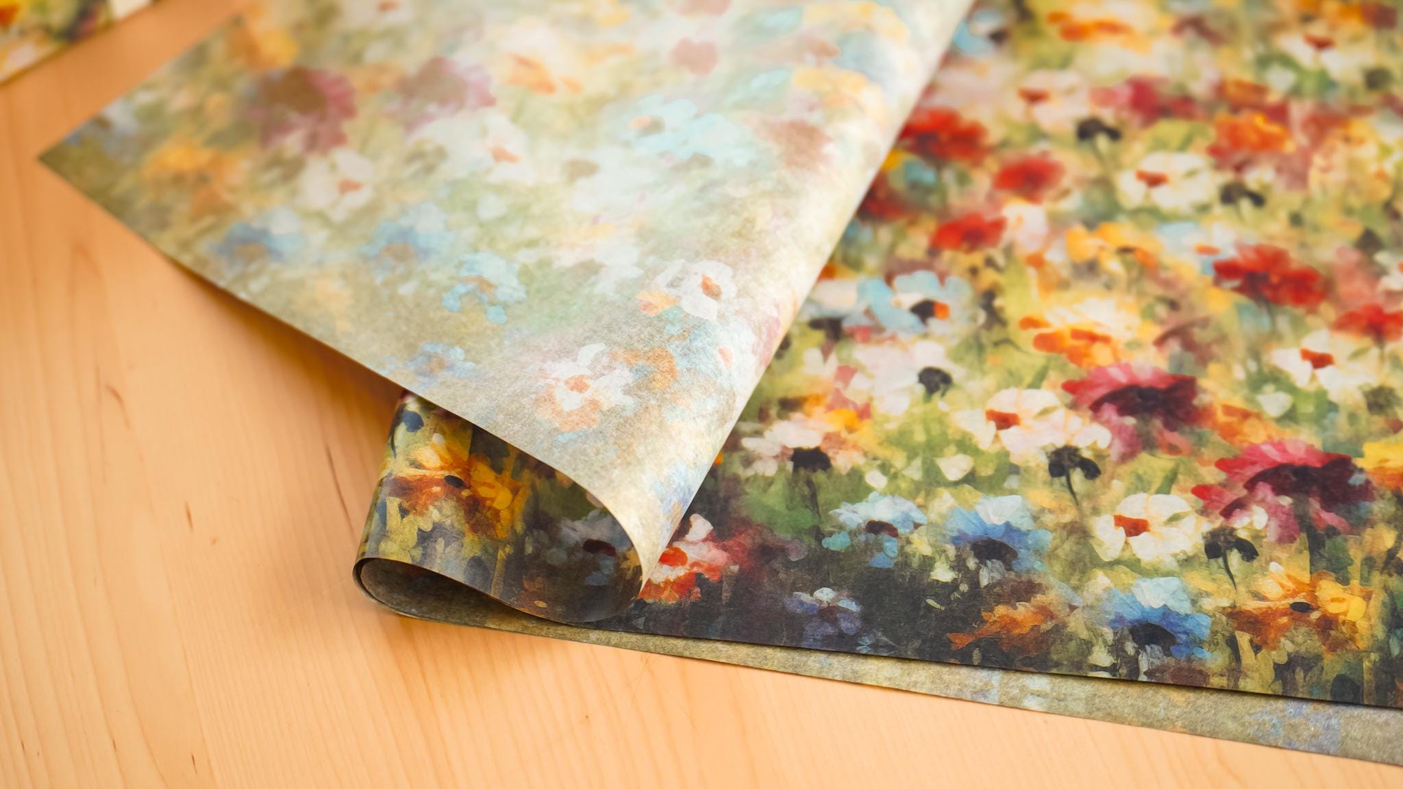 Floral Tissue Paper, Flower Garden Design, Gift Wrap (set of 10) - Etsy