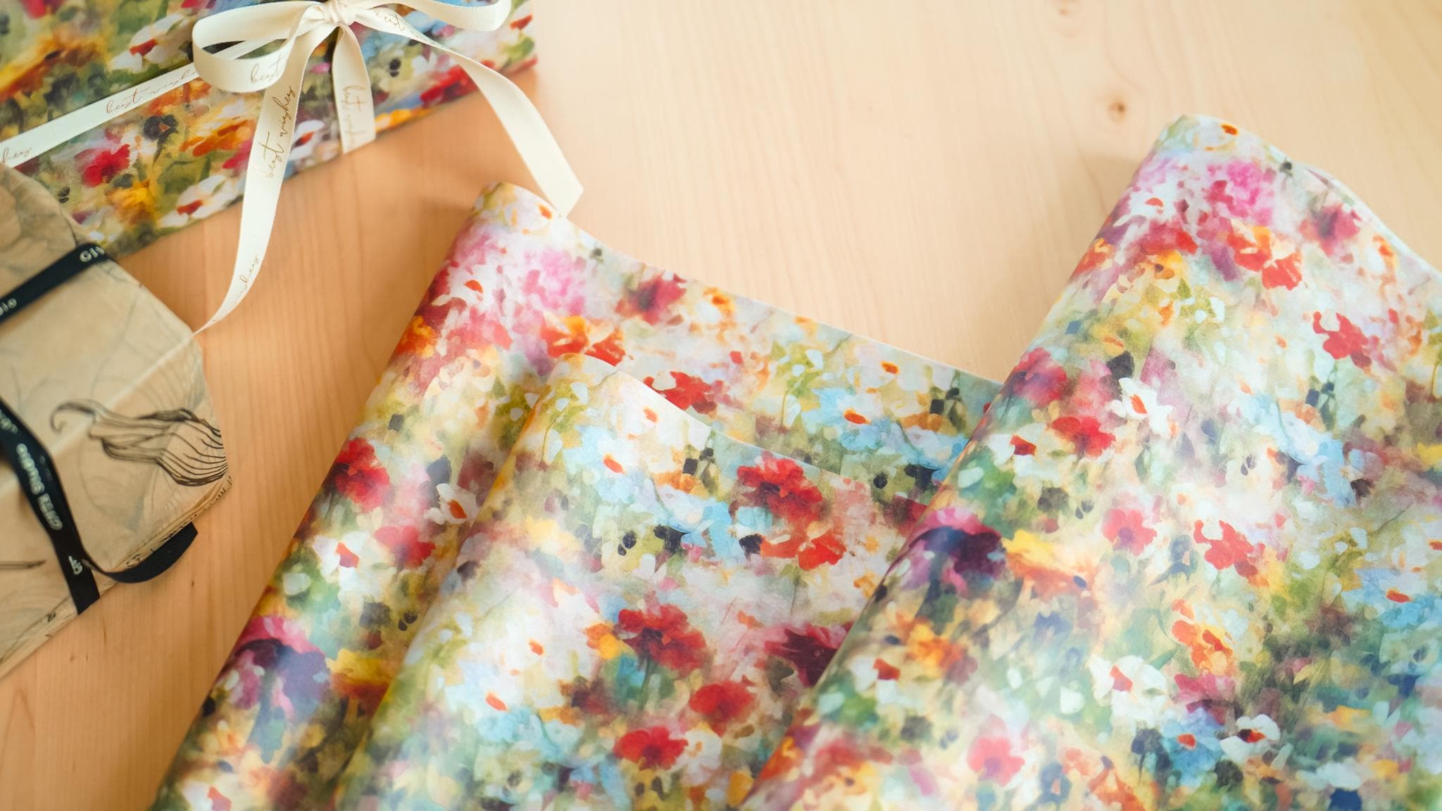 Floral Tissue Paper, Flower Garden Design, Gift Wrap (set of 10) - Etsy