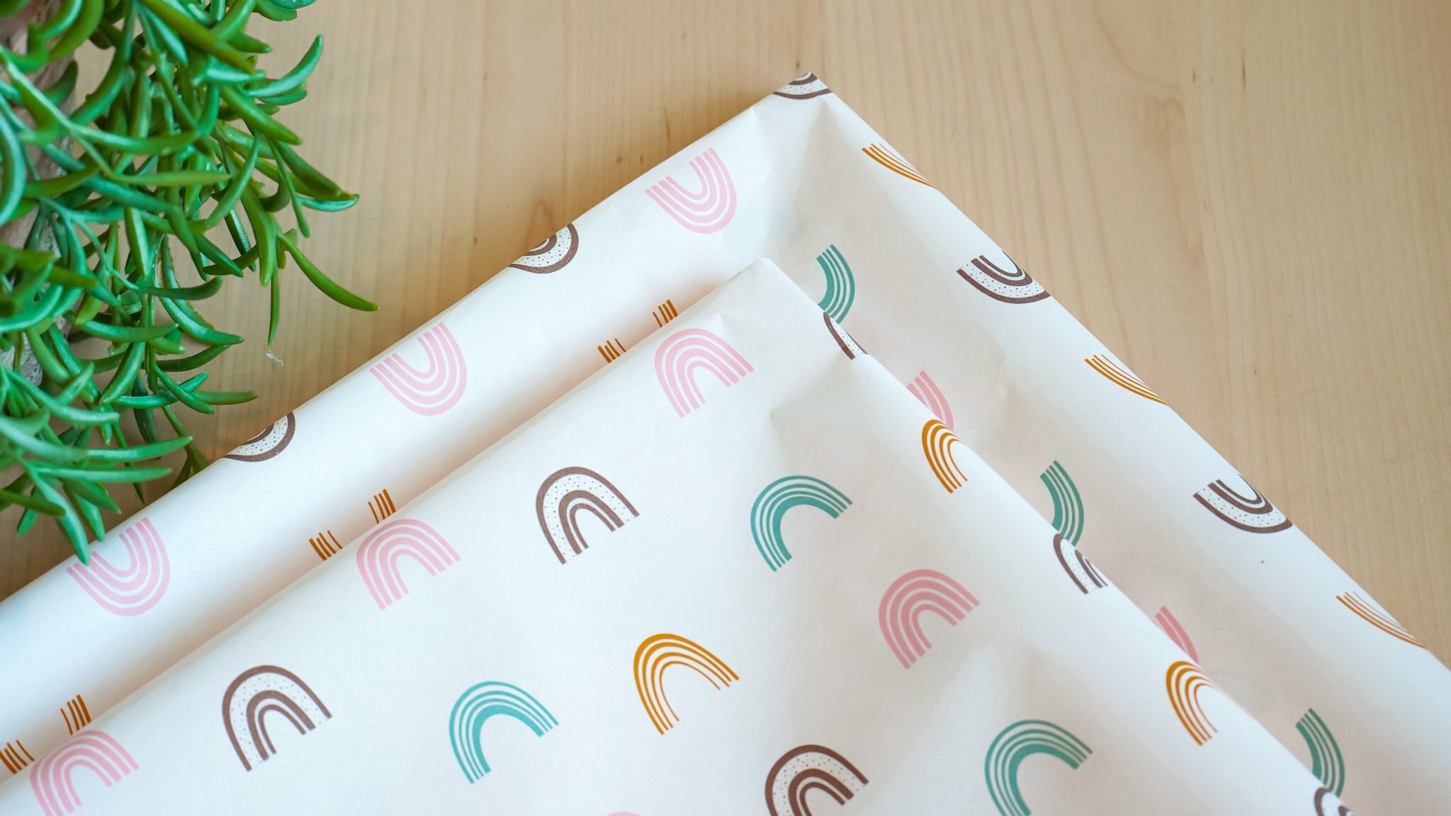 Pastel Rainbow Tissue Wrapping Paper, Gift Wrap (set of 10) - Etsy