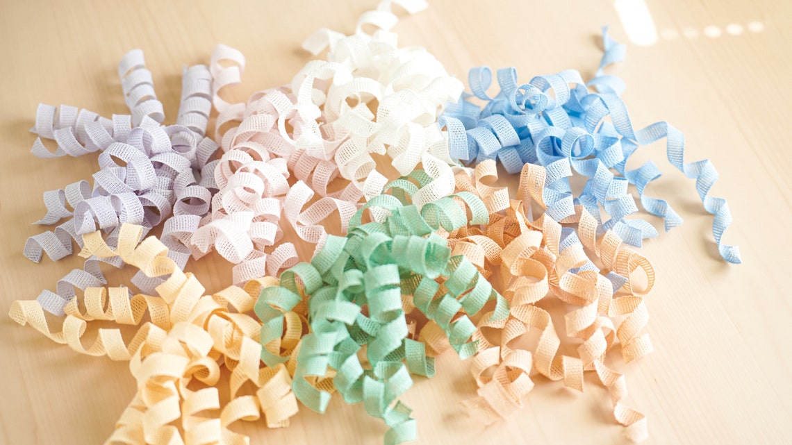 Paper Curly Gift Bow, Sky Blue Curly Gift Bow, Pastel Curly Bow,loose ...