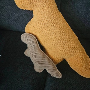 Crochet Dinosaur Nugget Pillow Toy - Etsy