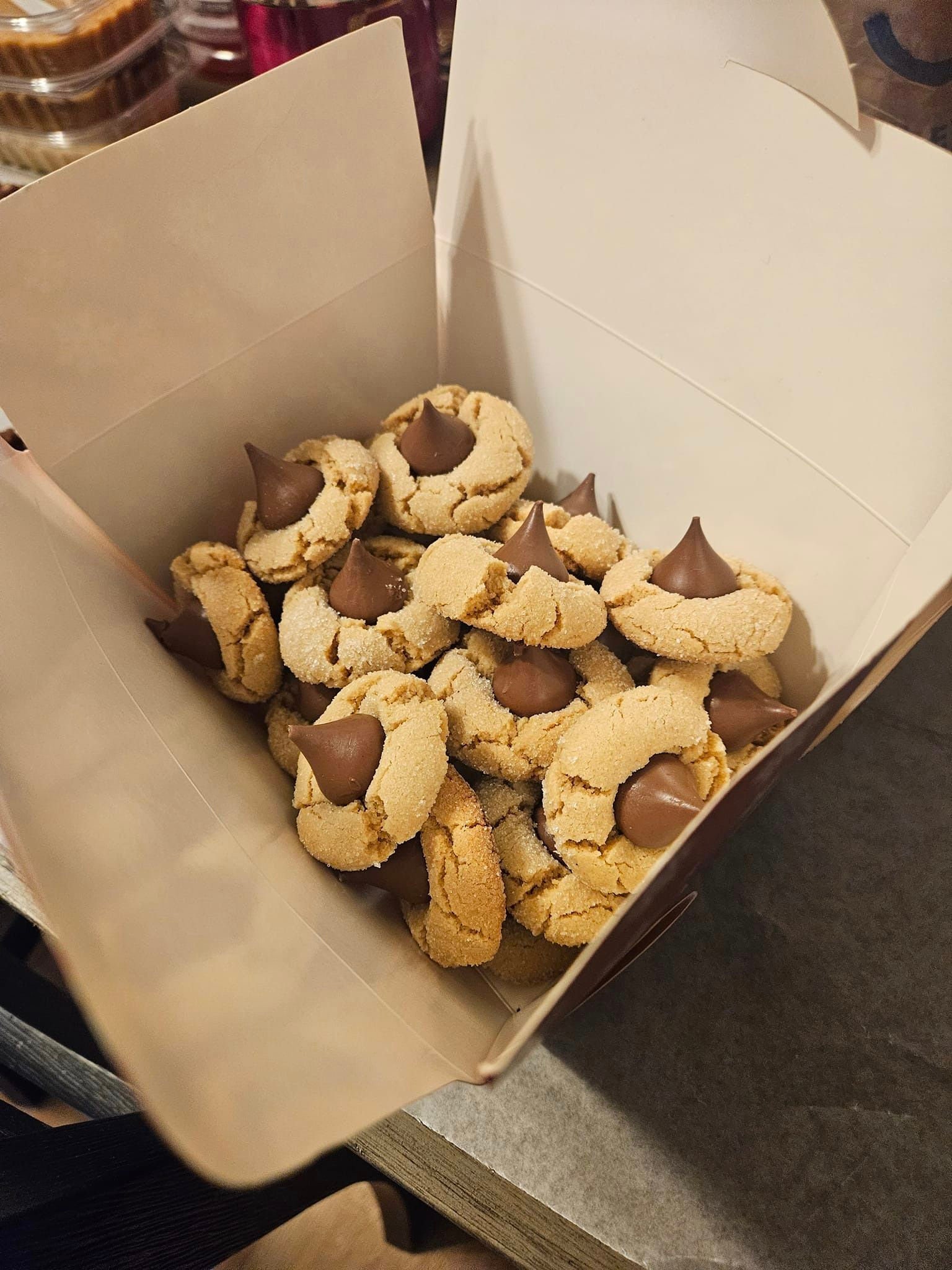Peanut Butter Blossom Kiss Cookies Regular or Gluten Friendly - Etsy