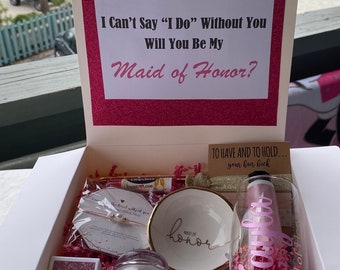 Maid of Honor Proposal Box - Etsy