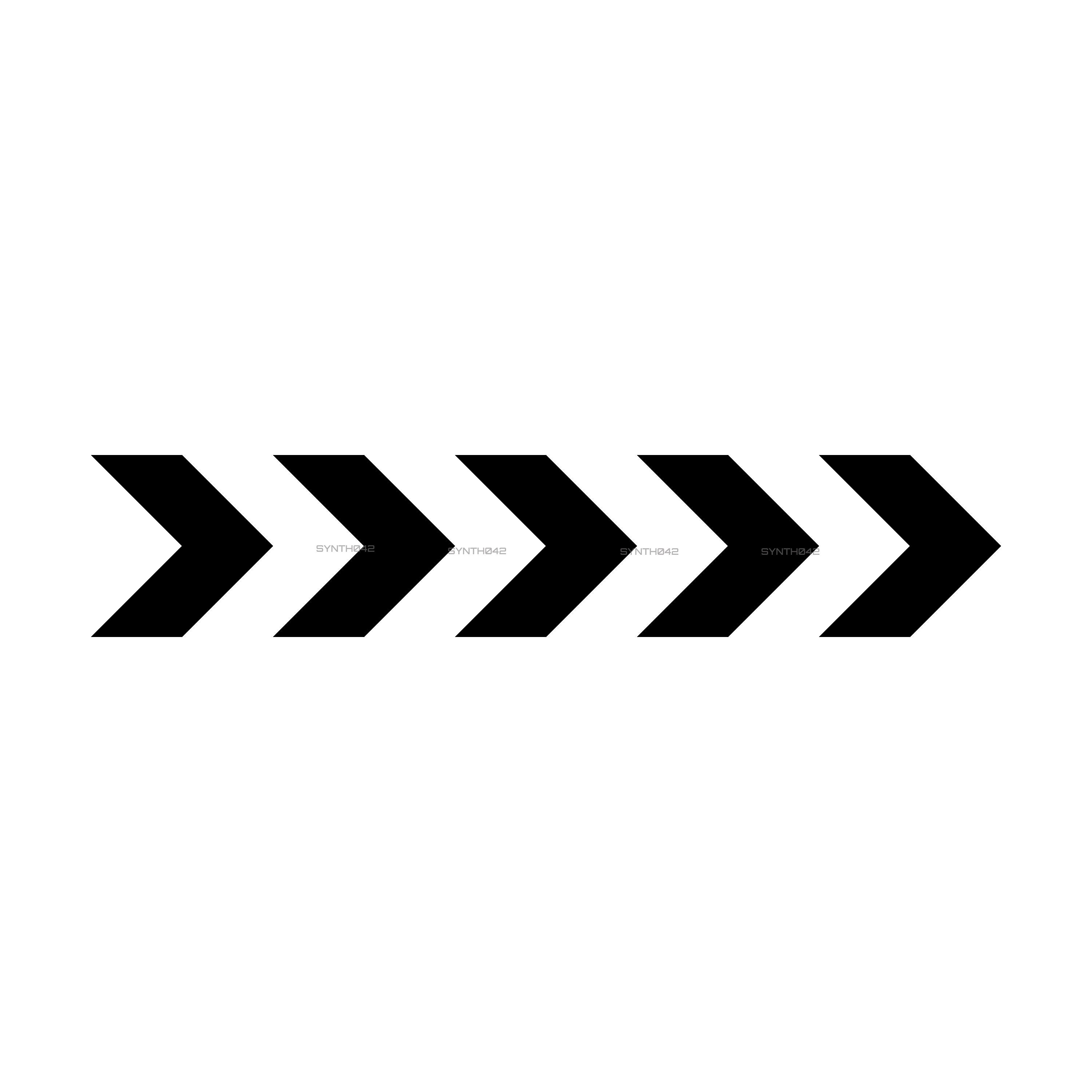 Vinyl Decal Chevrons Cyberpunk Futurism Techy Mechanical Machine Style ...