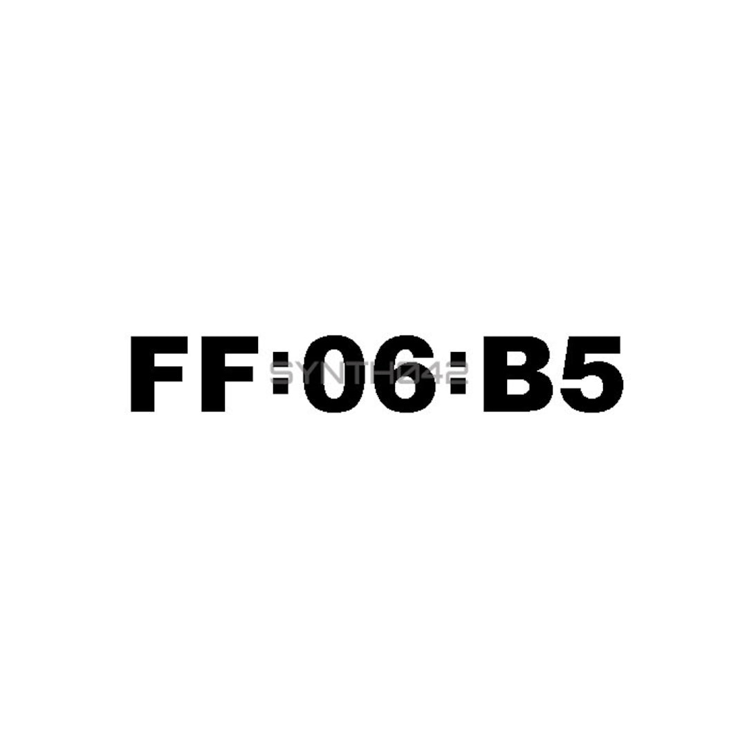 Vinyl Decal "ff 06 B5" Cyberpunk Mystery FF06B5 Laptop Car Window Sticker - Etsy