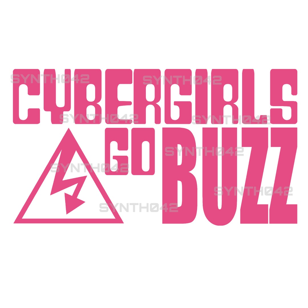 Vinyl Decal "buzz" Girly Cute Cyberpunk Futurism Techy Laptop Car ...
