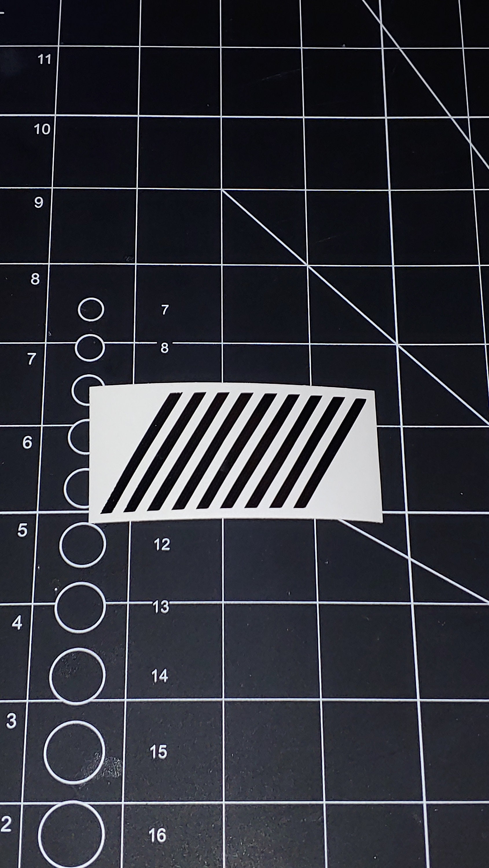 Vinyl Decal hazard Vent Lines Cyberpunk Futurism Techy Mechanical ...