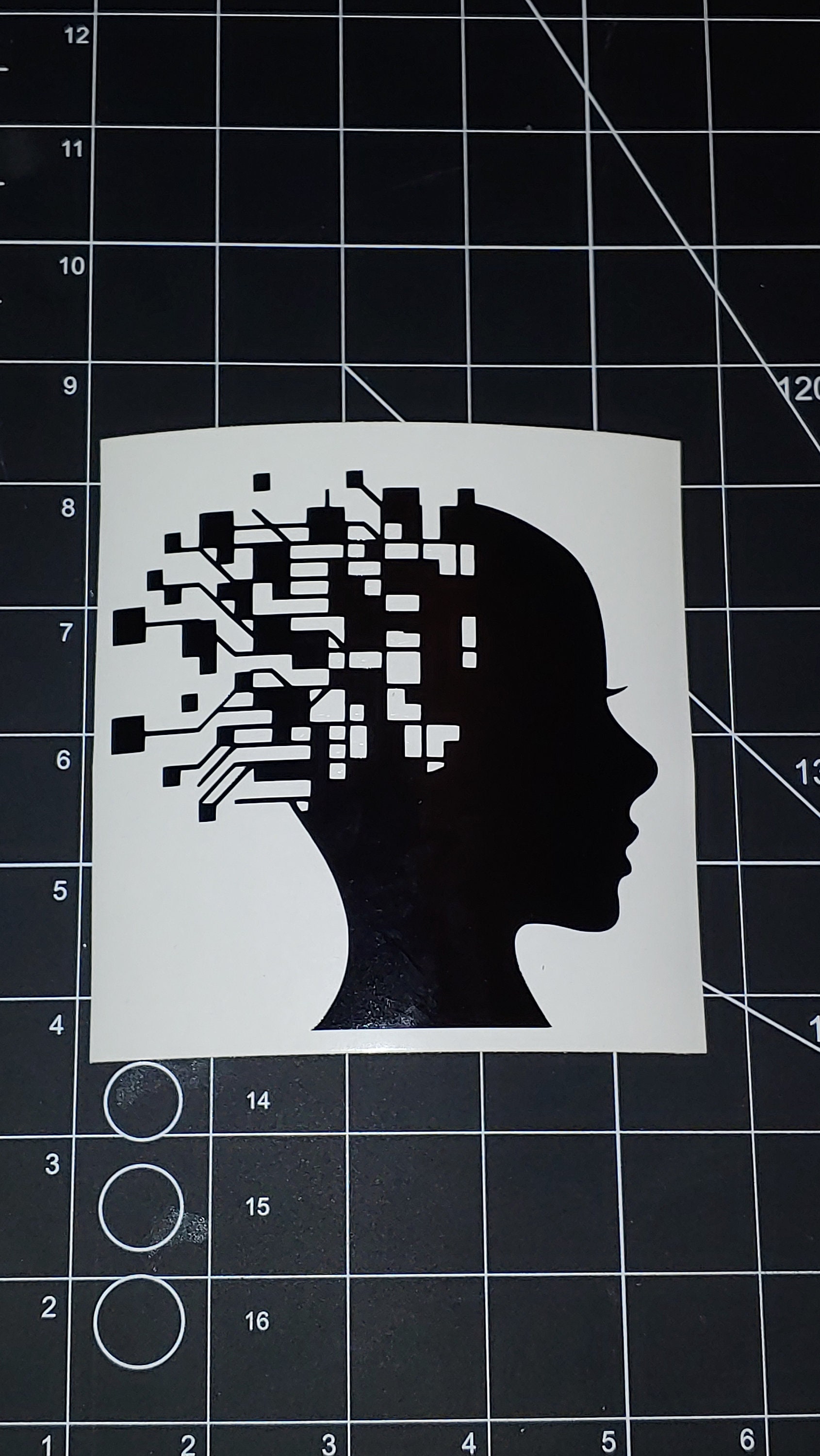 Vinyl Decal neural Network Art Style Design - Etsy