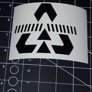 Vinyl Decal "vector Warning" Cyberpunk Futurism Techy Machine ...