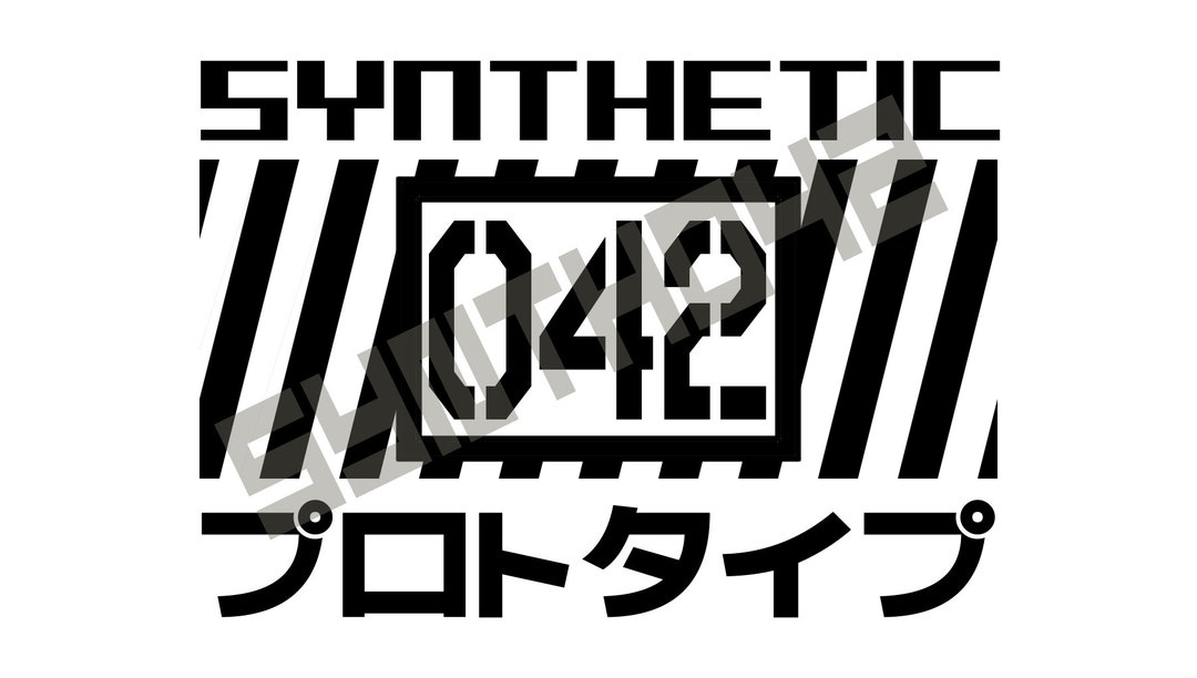 Vinyl Decal "synthetic Prototype Mk.2" Cyberpunk Futurism Techy Laptop ...