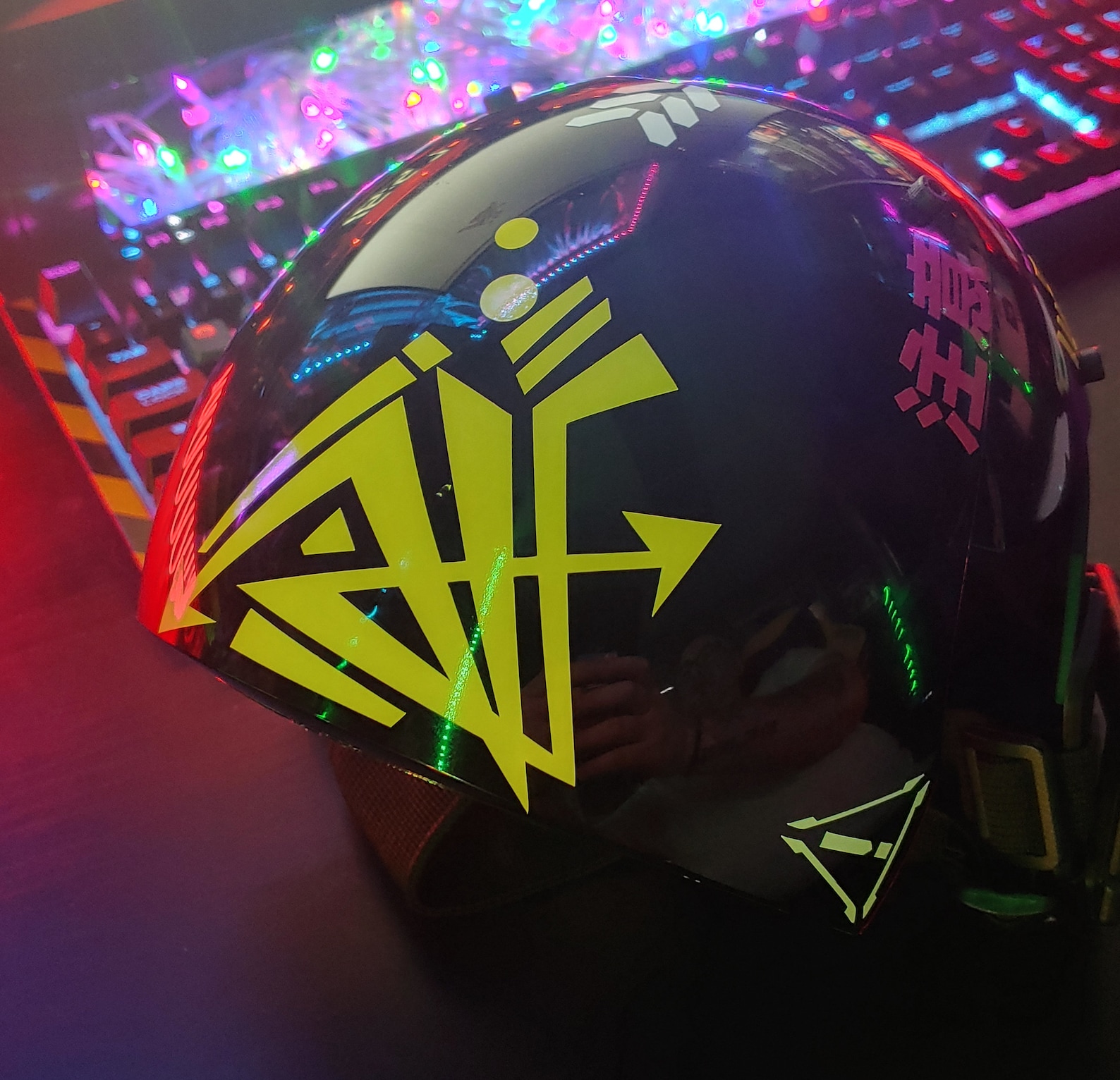 Vinyl Decal "cyber Graffiti" (read Desc. Please) Cyberpunk Cosplay ...