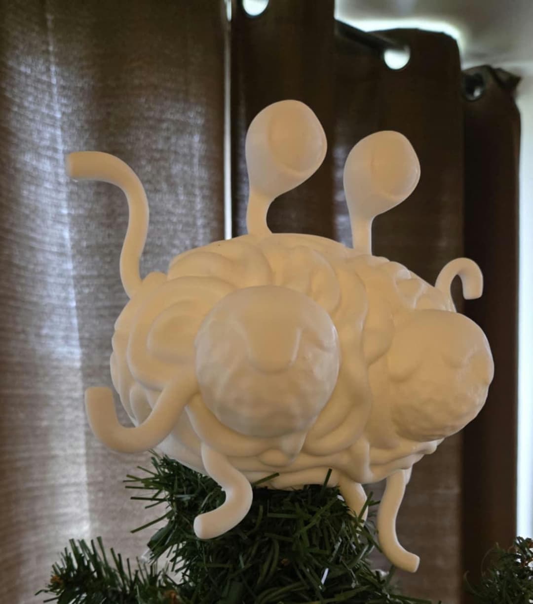 Spaghetti Monster Tree Topper | Unique Holiday Decor - Etsy