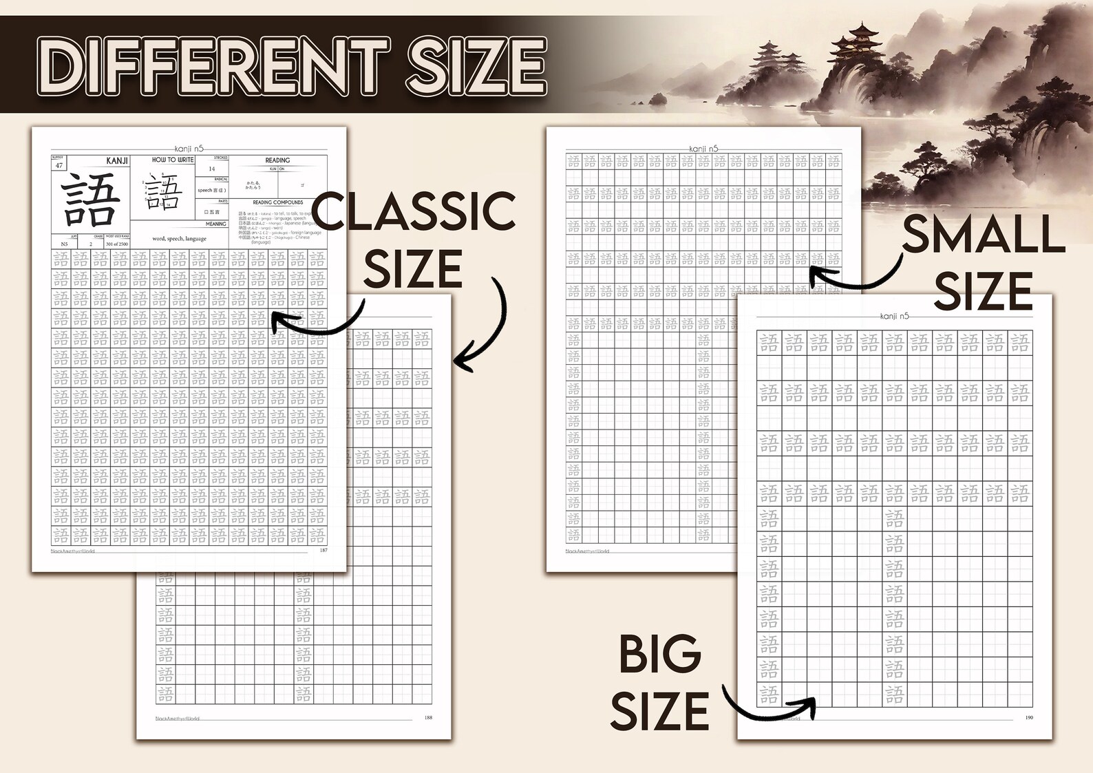 Japanese Kanji Worksheet, Kanji, JLPT, N5, JLPT N5, Learn Japanese ...