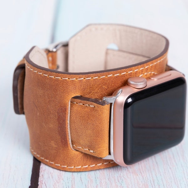 Apple Watch Cuff Strap - Etsy UK