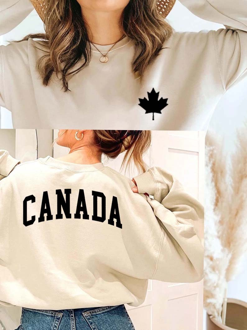 Canada Sweatshirt Canada Day Canada Flag Sweat Canadian - Etsy