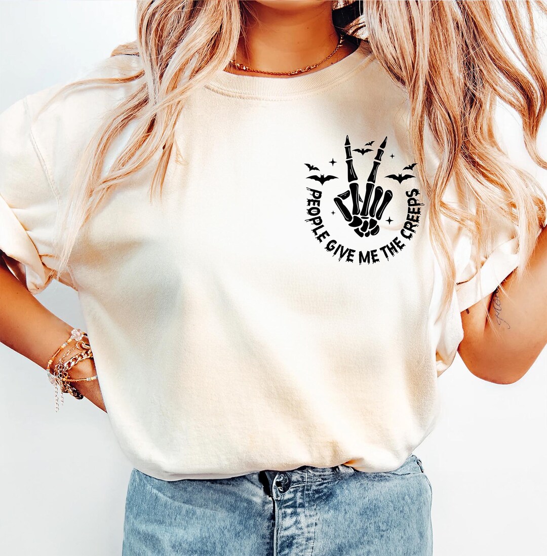 People Give Me the Creeps T-shirt, Horror Shirt, Horror Gift for Men ...