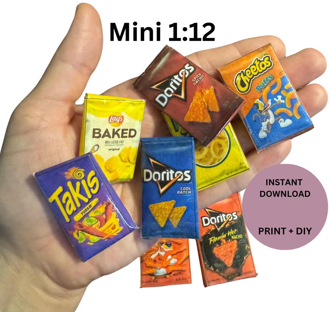 Miniature Chips - Etsy