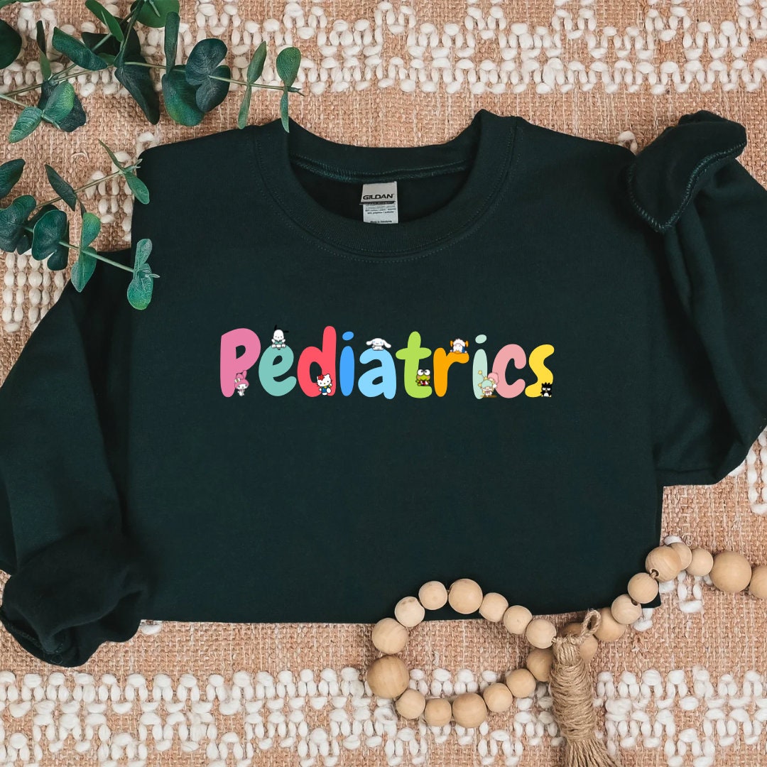 Bubble- Pediatrics- Kawaii-characters -cozy Sweatshirt - Etsy