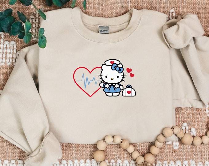 Nursing Student Badge Sticker Hello Kitty - Etsy