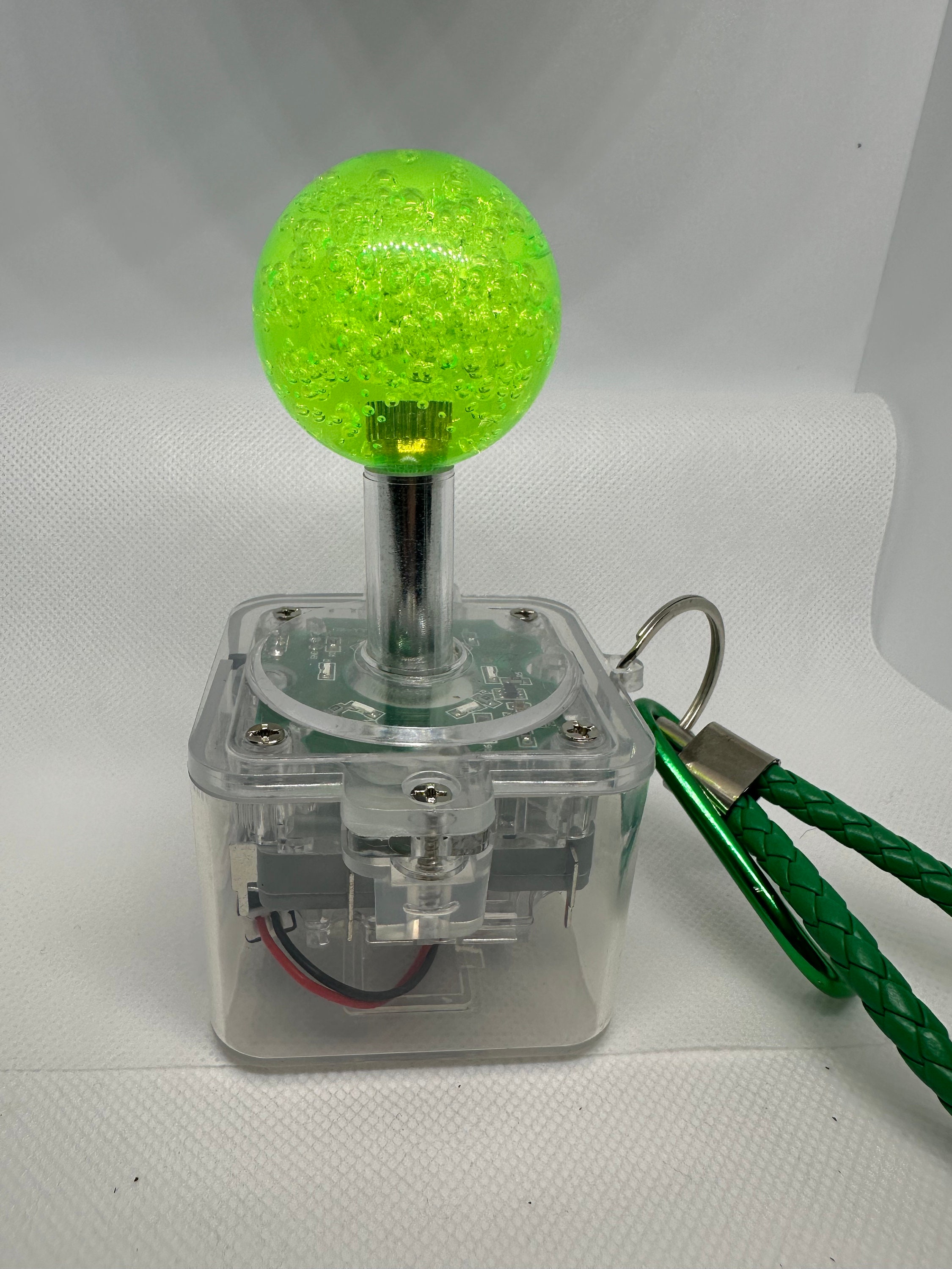 Real Crane & Claw Machine Joystick Key Chain: Lights Up, Arcade-style ...