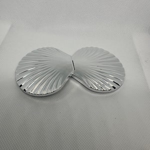Golden or Silver Sea Shell Compact Mirror, One Side Magnified - Etsy
