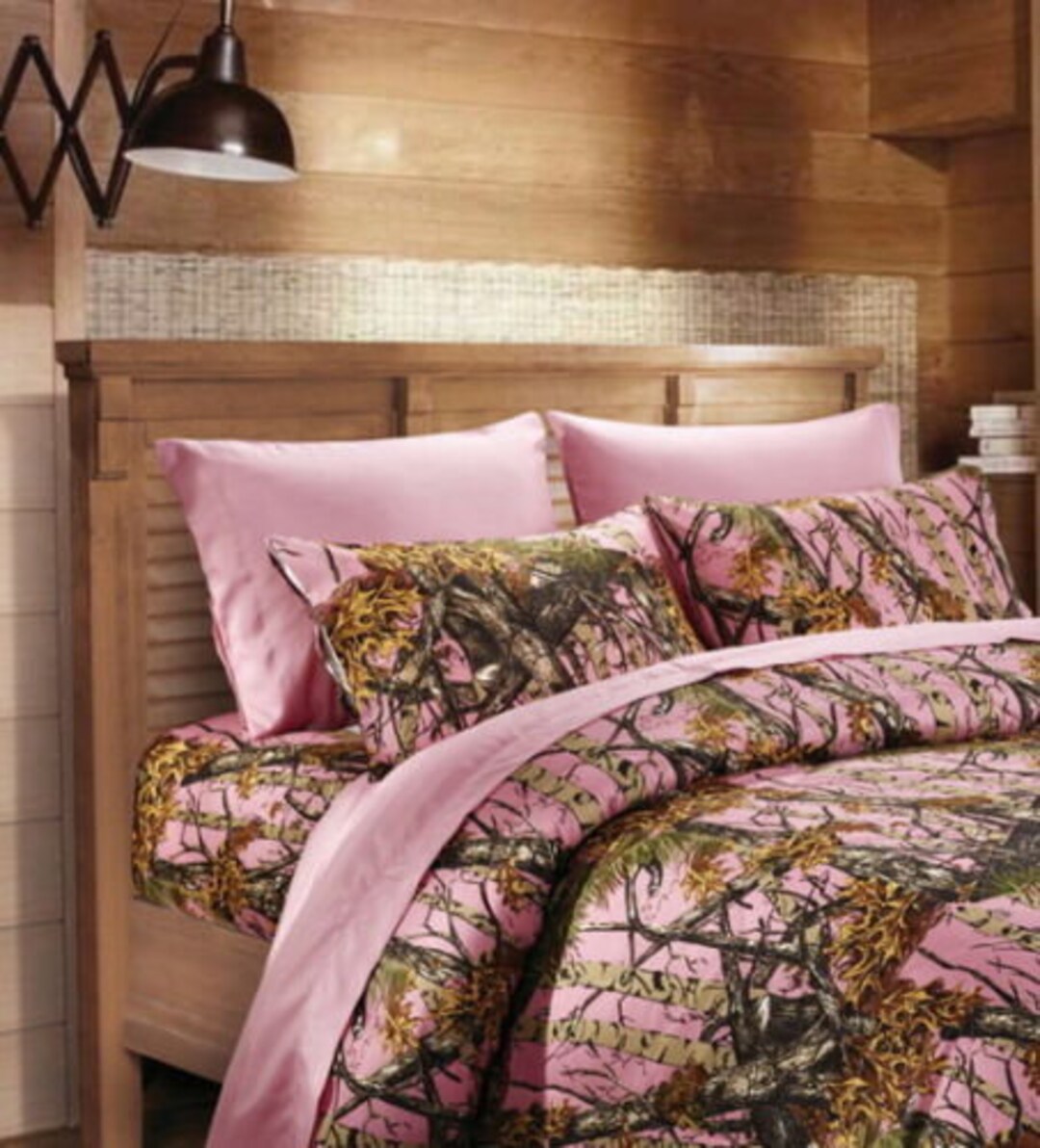 Regal Comfort the Woods Pink Camo Twin, Queen, King, Cal King Size 6 Pc ...