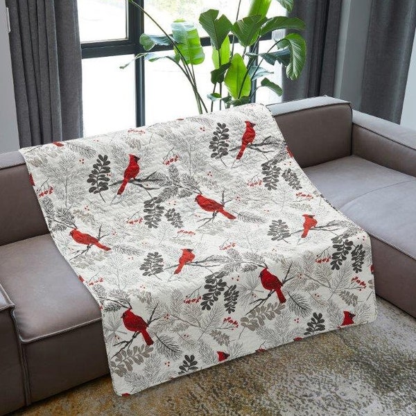 Red and White Throw Blanket - Etsy