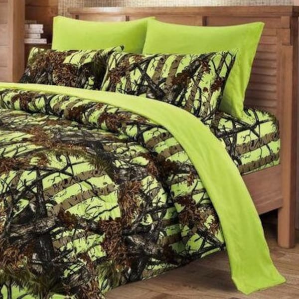 Lime Green Camo - Etsy