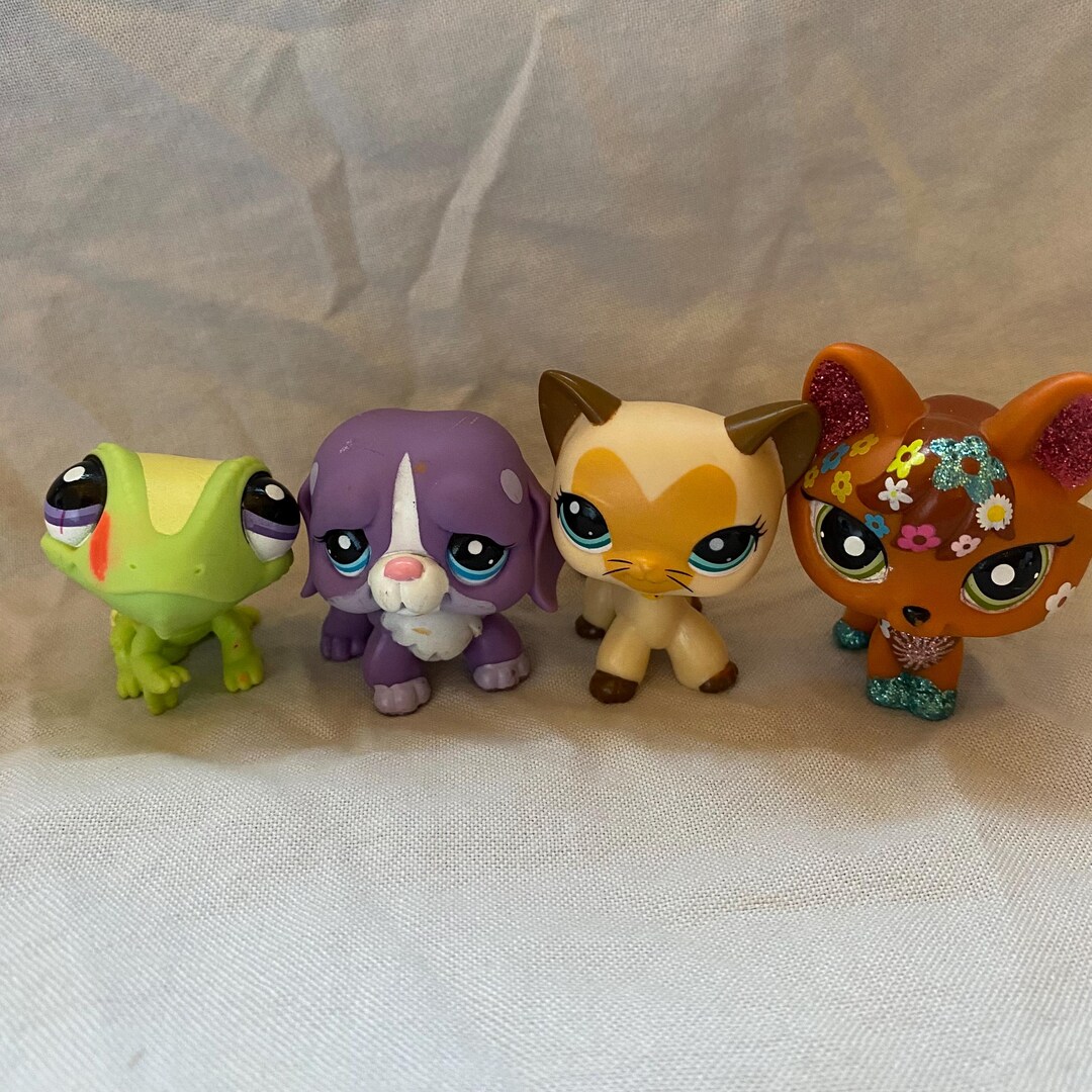 LPS Lps Littlest Pet Shop Shops Little Pets Shorthair Cat Fox Dog 2341 ...