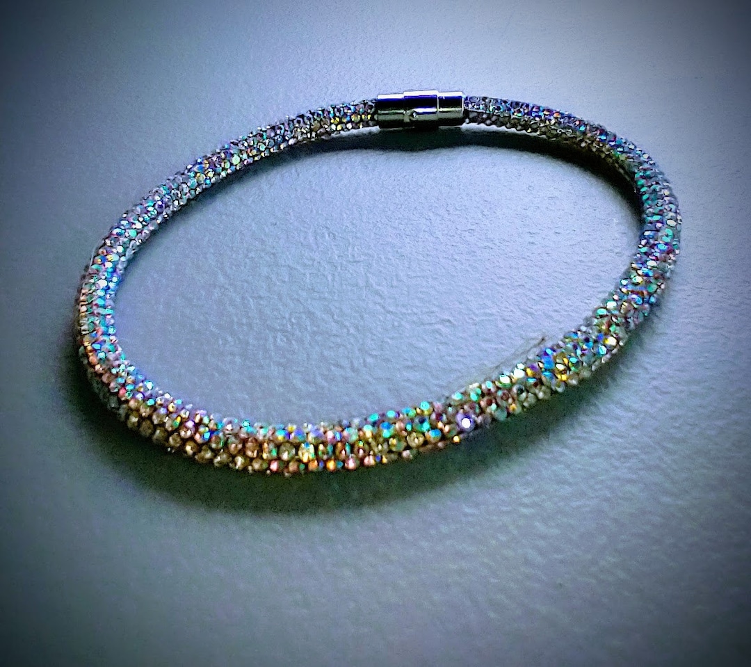 Elegant Crystal Dog Collar. High Fashion Dog Necklace, Fancy Dog Collar ...