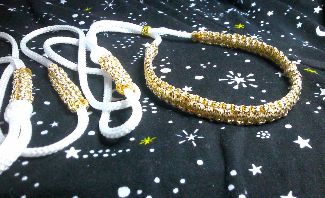 Elegant Dog Show Collar & Beaded Show Lead, Dog Leash. Smooth or ...