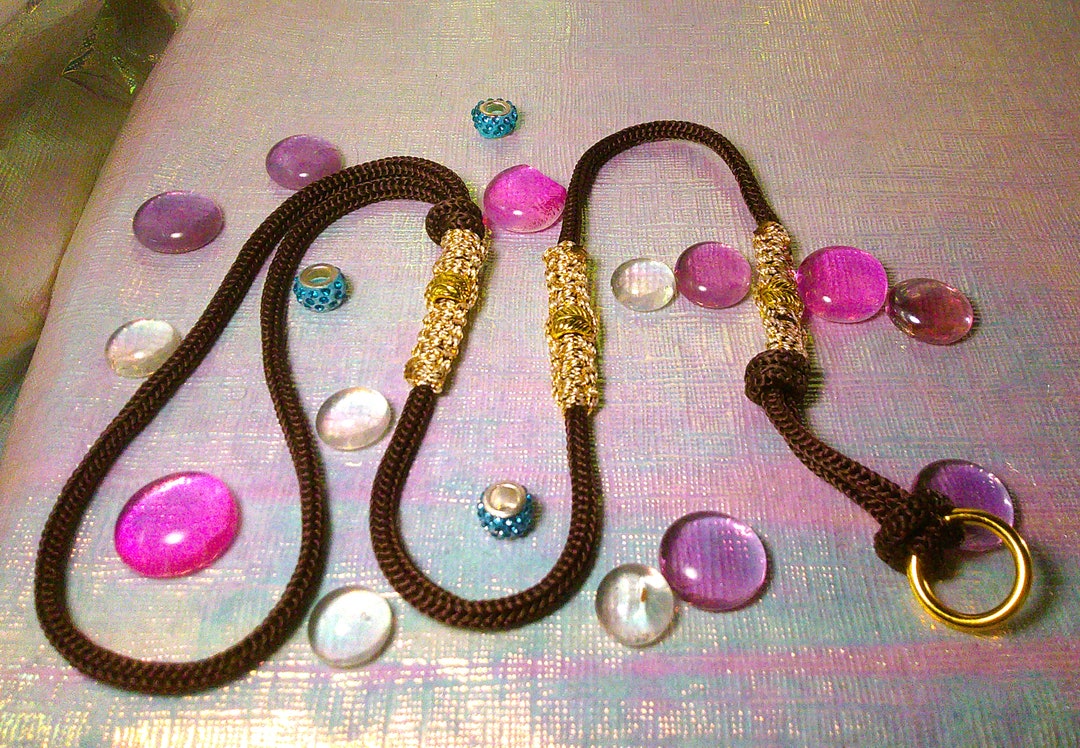 Elegant Dog Show Lead, Dog Lead. Loop End. Use With YOUR Favorite Chain ...