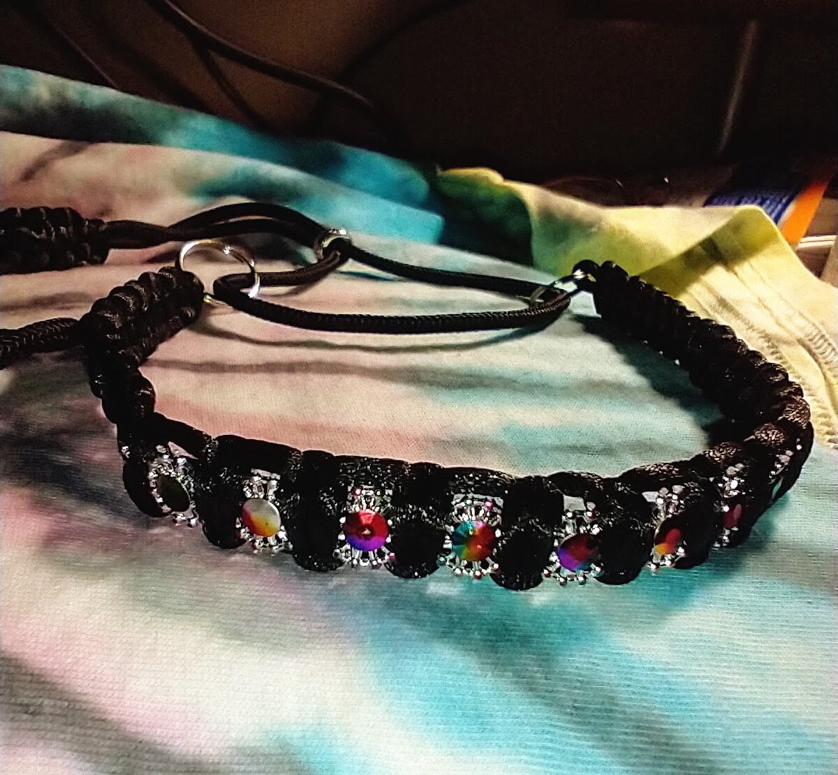 Elegant BLUE Dog Show Collar & Show Lead Dog Leash Also in - Etsy