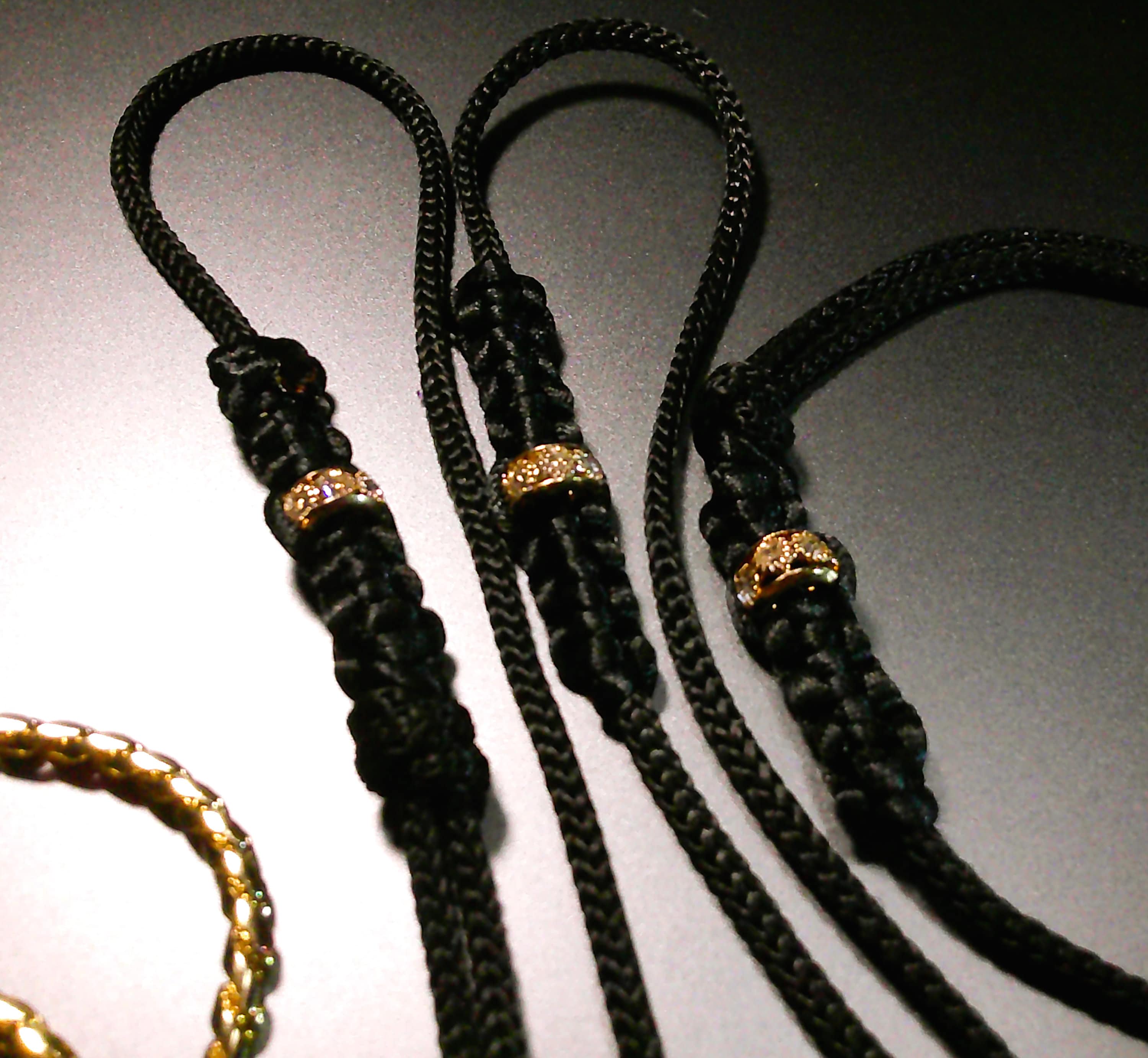 Elegant Black Dog Show Lead, Ultra Fine Dog Leash. Use With YOUR ...