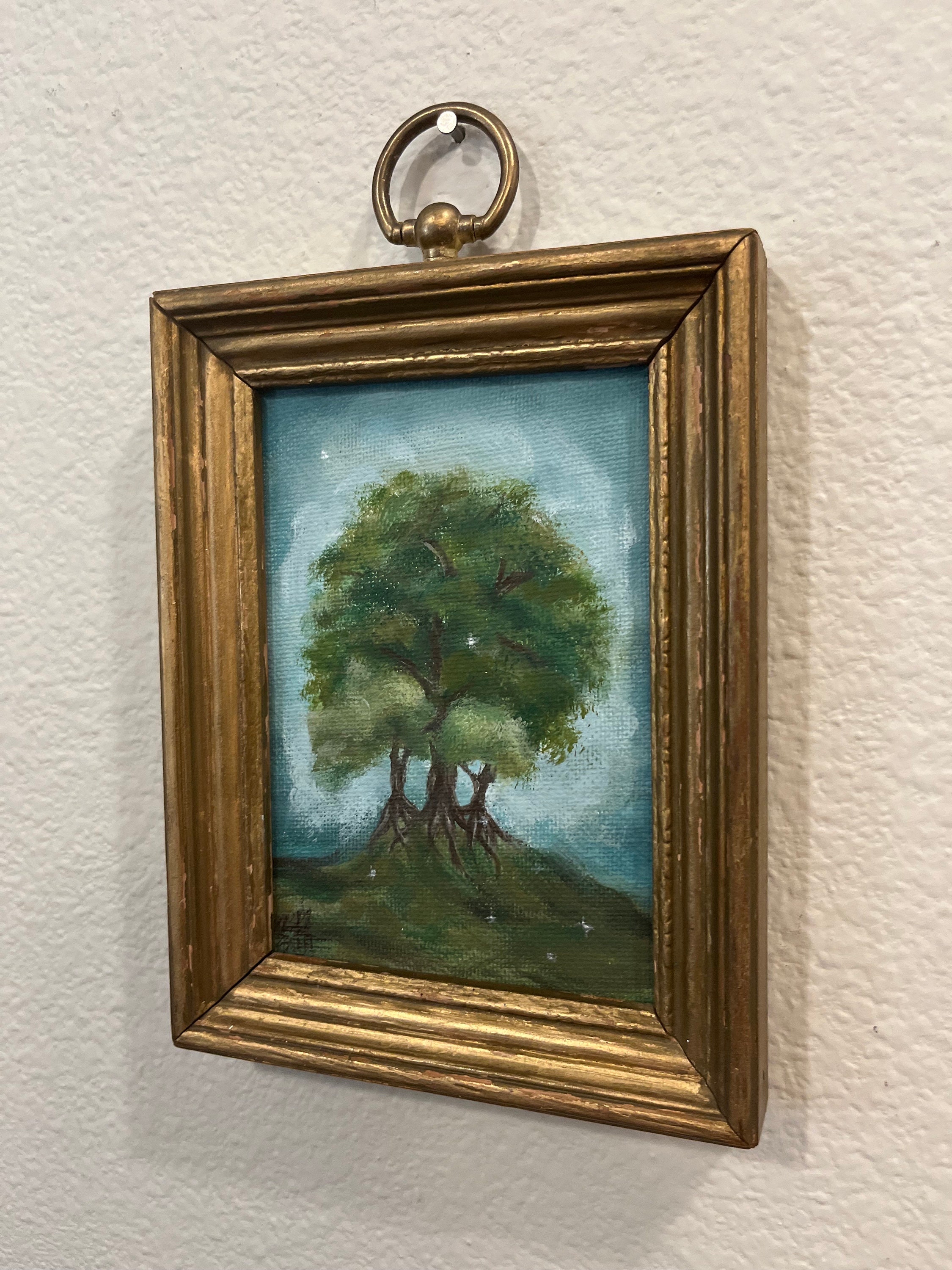 Firefly Family Tribe Mother Two Children ORIGINAL Canvas Painting One ...