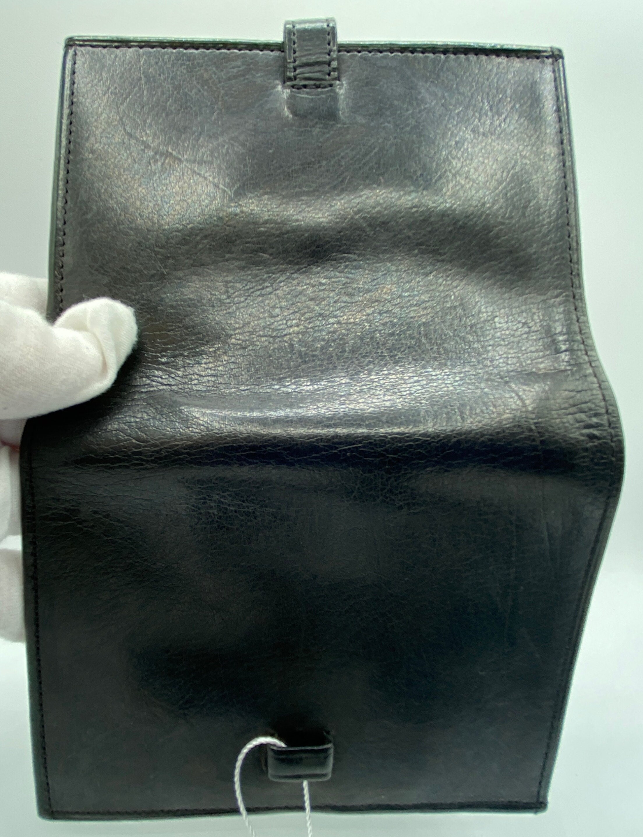 Vintage Coach Black Wallet Credit Card Coin Purse With Tab - Etsy