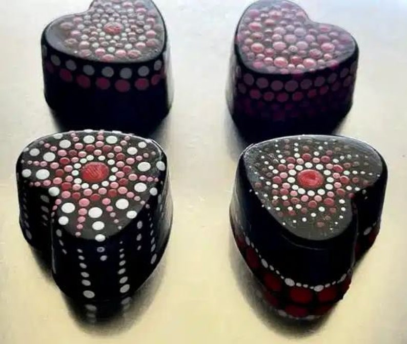 Mandala Stone - Hand Painted - Meditation Stone- Paperweight- Dot ...