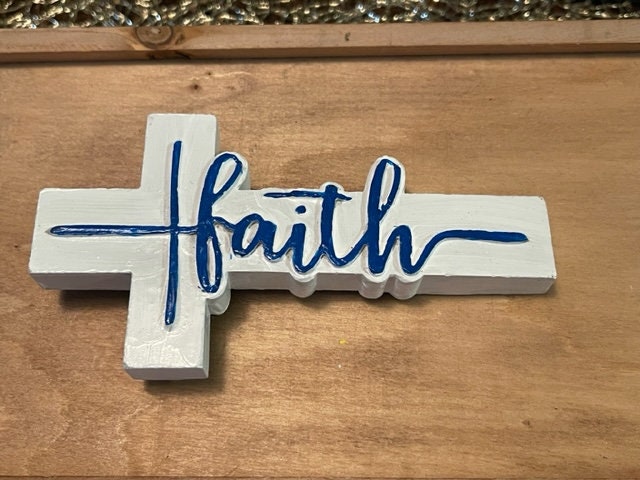 Handmade Gypsum Stone Religious Cross Faith - Etsy